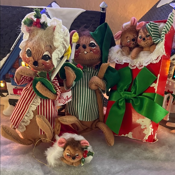 Annalee | Holiday | Annalee Holiday Mice Set With Red And Green Accents ...